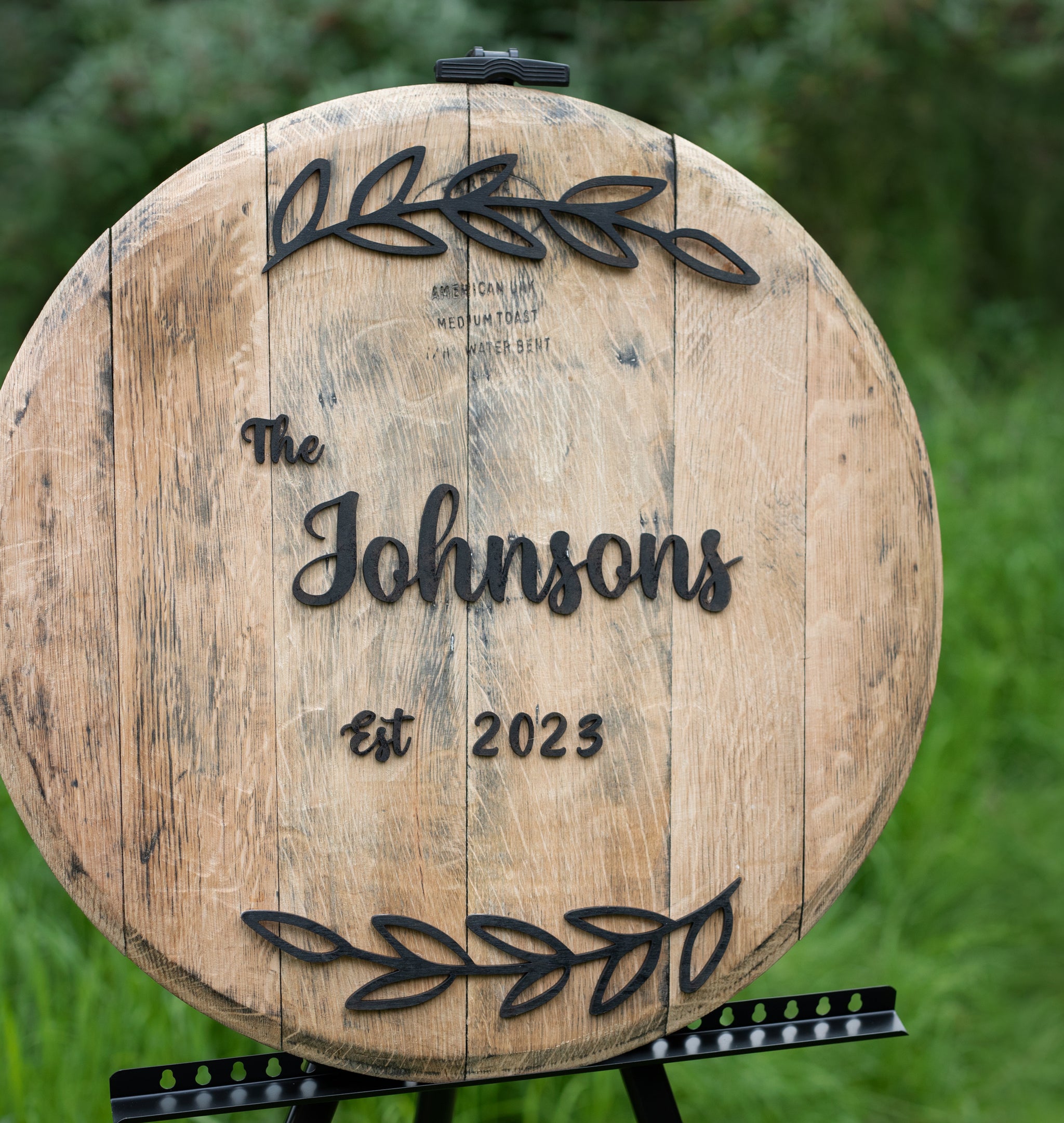 Personalized Wedding Sign - Oak Barrel – StreetWise3d