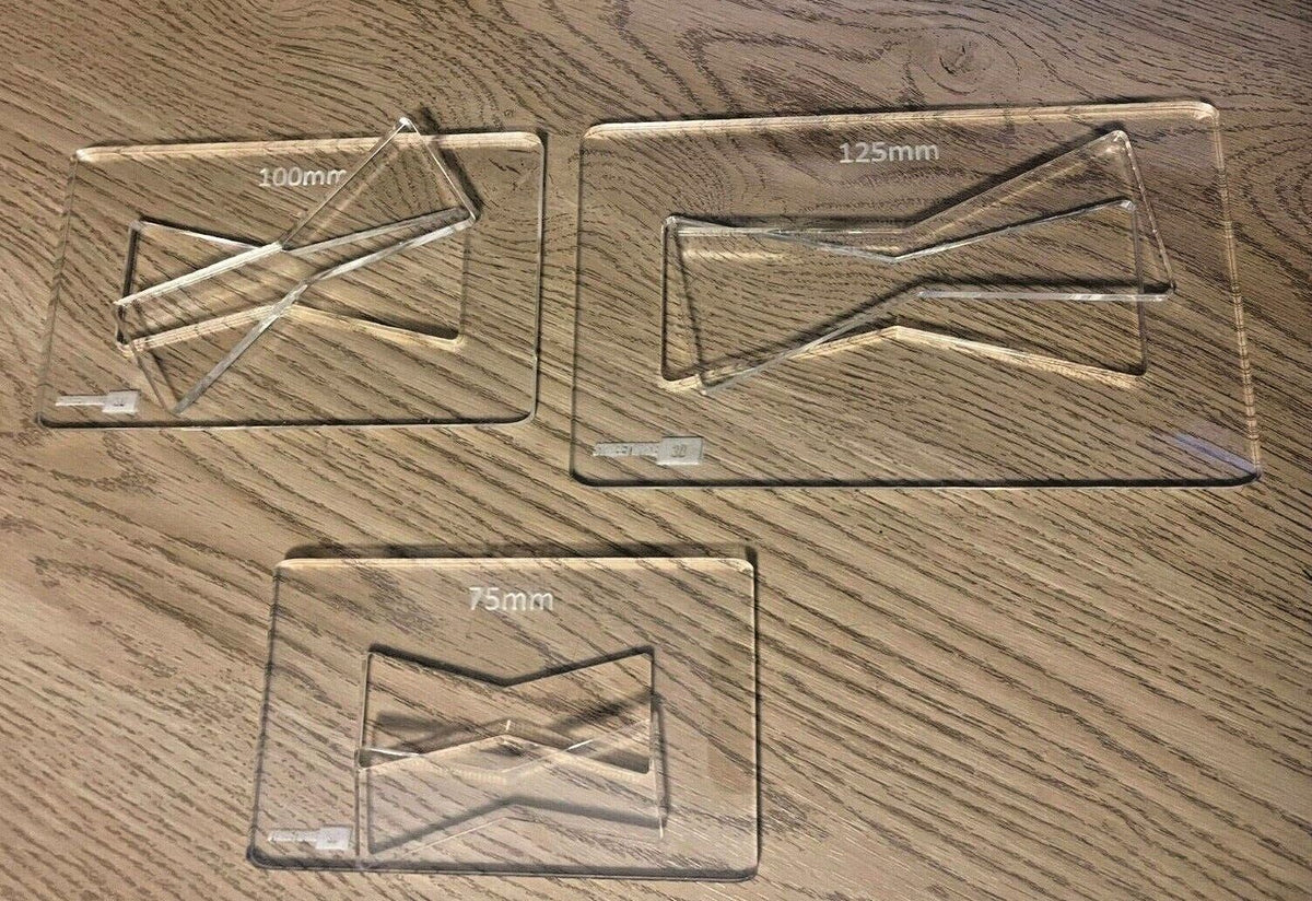 Router Jig - for Butterfly Dutchman Clear Acrylic 5mm Various Sizes ...