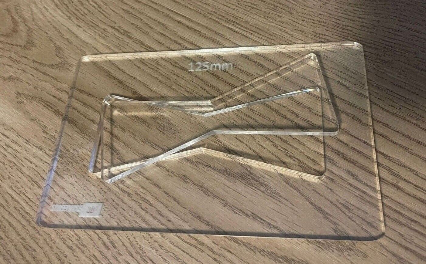 Router Jig - for Butterfly Dutchman Clear Acrylic 5mm Various Sizes ...